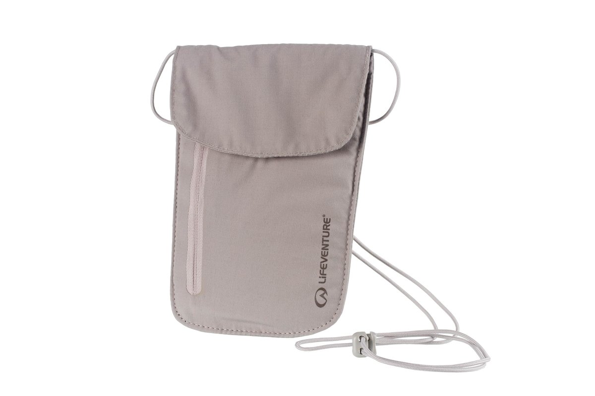 Lifeventure, Saszetka na ramię, RFID Body Wallet Chest, szary ...