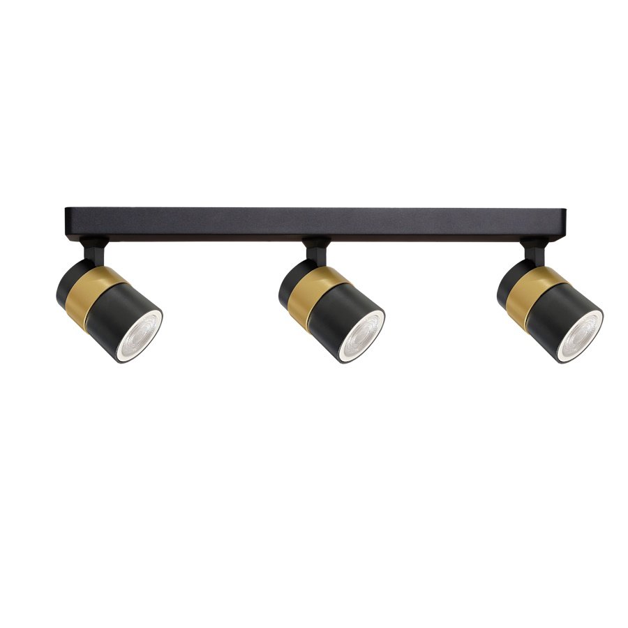 Light Prestige, Oprawa sufitowa Anillo 3 spot, Czarny - Light Prestige ...