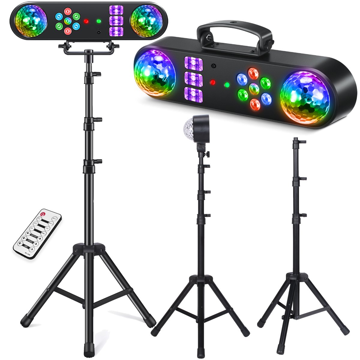 LIGHT4ME MAGIC BAR 2 multiefekt świetlny efekt par Magic Ball biały ...
