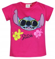 LILO I STITCH BLUZKA DLA DZIEWCZYNKI Z KRÓTKIM RĘKAWEM LATO T-SHIRT 104 - Sun City | Sklep EMPIK.COM