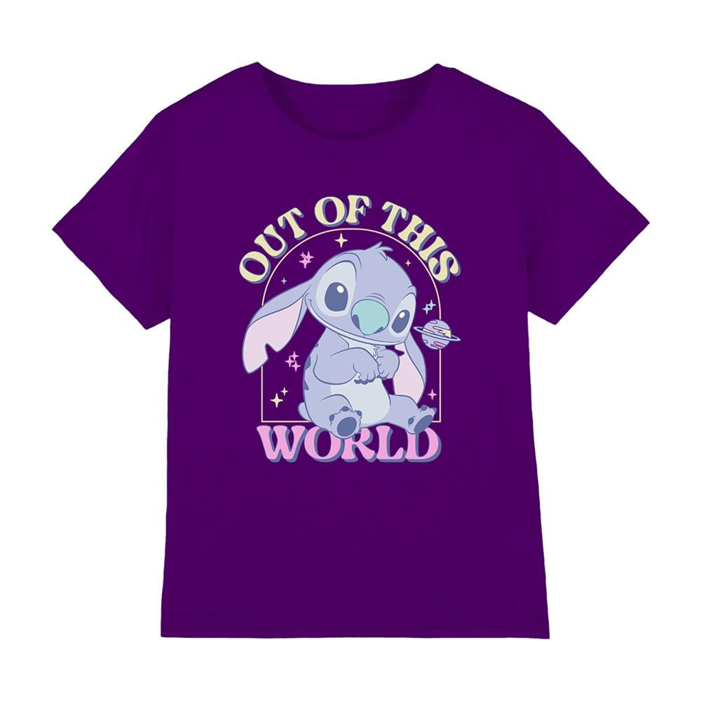Lilo & Stitch T-Shirt Dziecięca Out Of This World (128 / Purpurowy) - Disney | Sklep EMPIK.COM
