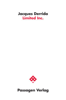 Limited Inc. - Passagen Verlag | Książka w Empik