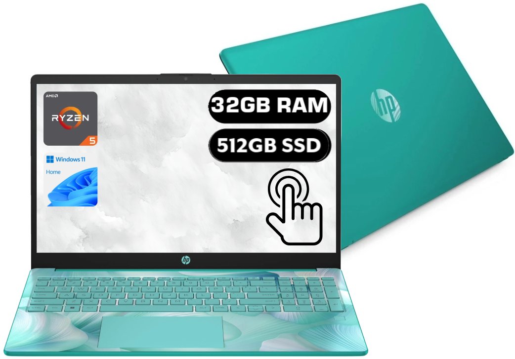 Limitowany laptop do nauki HP 17 AMD Ryzen 5 32/512GB 17.3' HD+ DOTYK ...