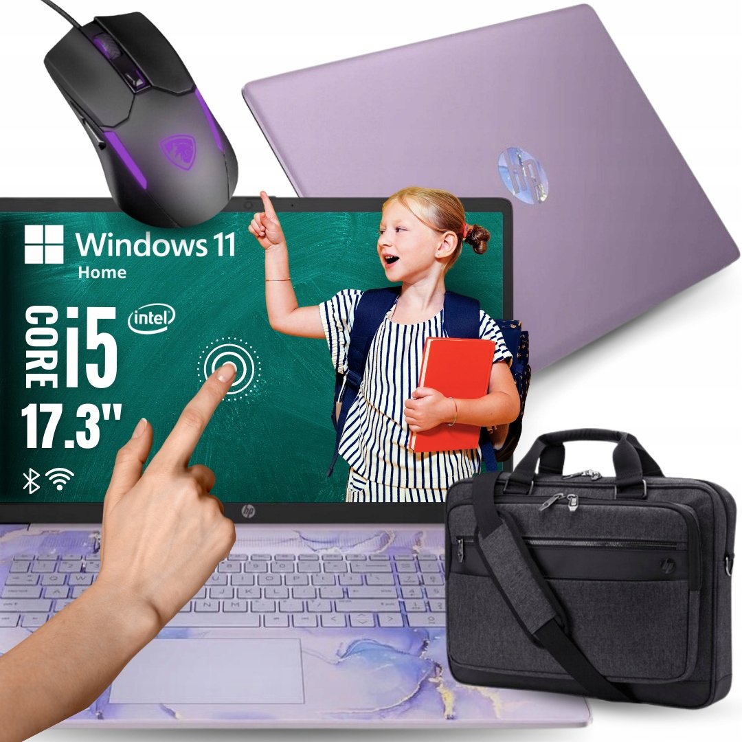 LIMITOWANY LAPTOP HP 17 i5-13 GEN 32 GB 2TB SSD Dotykowy Intel Xe Win ...