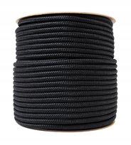 LINA POLIPROPYLENOWA Linka Żeglarska Czarna Pleciona 12mm 50M - Inna marka | Sport Sklep EMPIK.COM