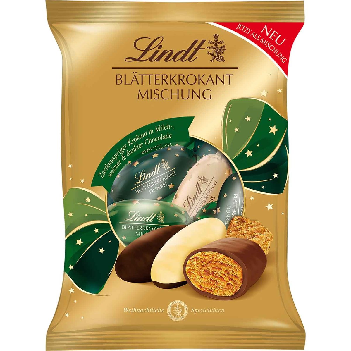 LINDT Blatterkrokant Mischung chrupiące praliny mieszanka 90g 5 sztuk - Lindt | Sklep EMPIK.COM
