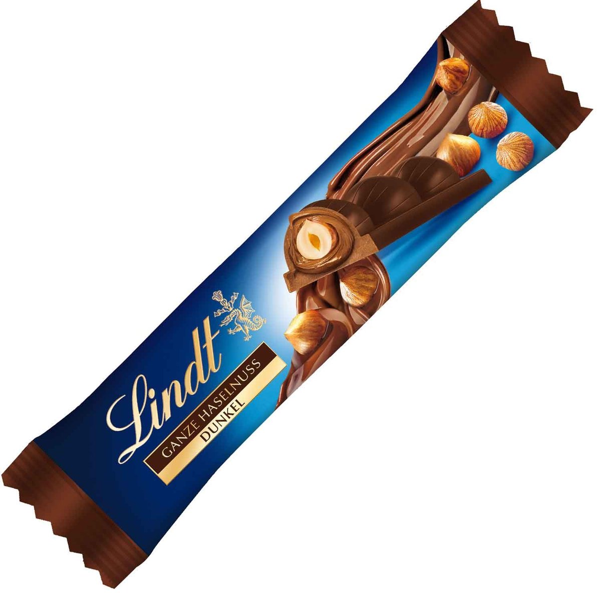 LINDT Ganze Hasellnuss Dunkel baton z orzechami ciemna czekolada 35g ...