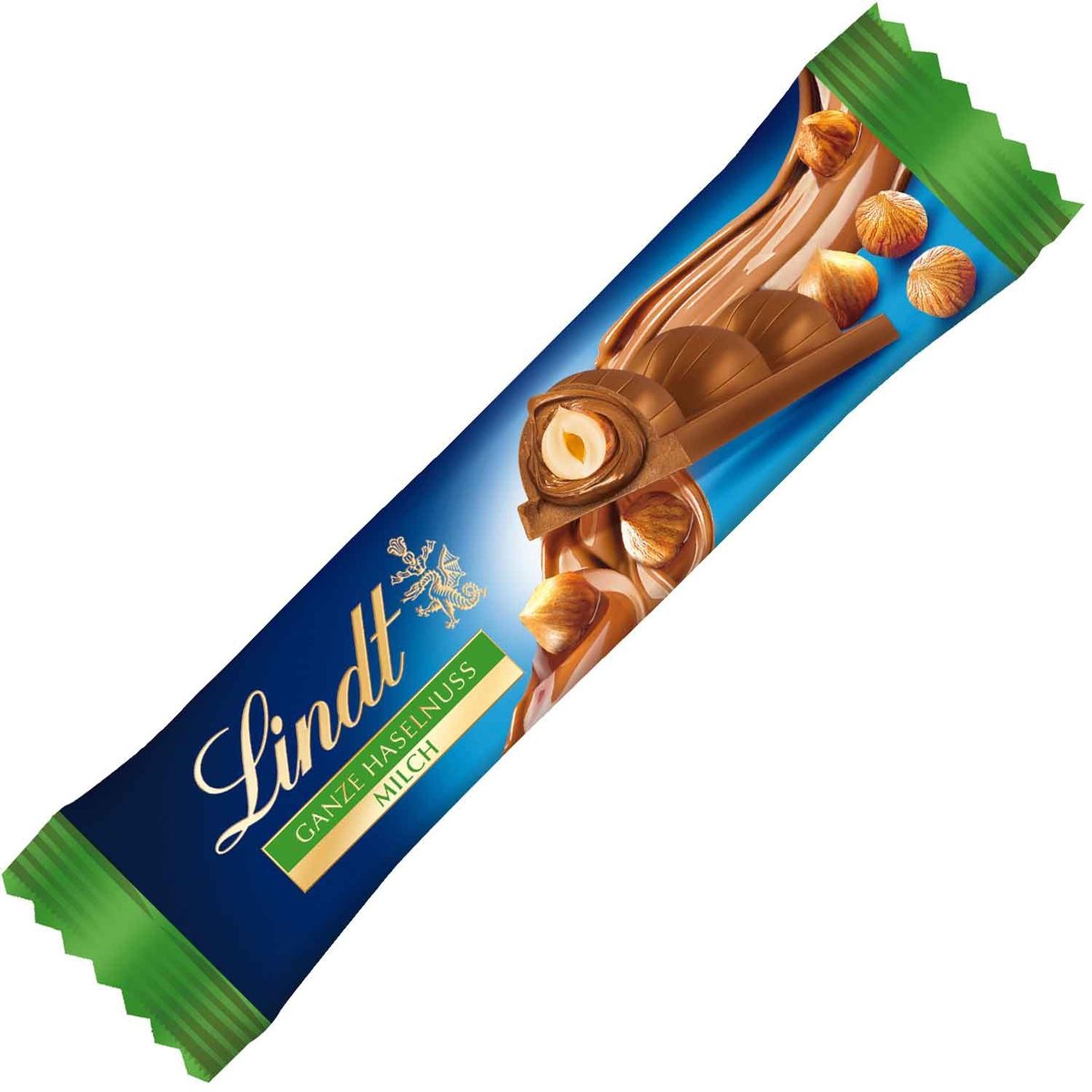LINDT Ganze Hasellnuss Milch baton z orzechami mleczna czekolada 35g ...