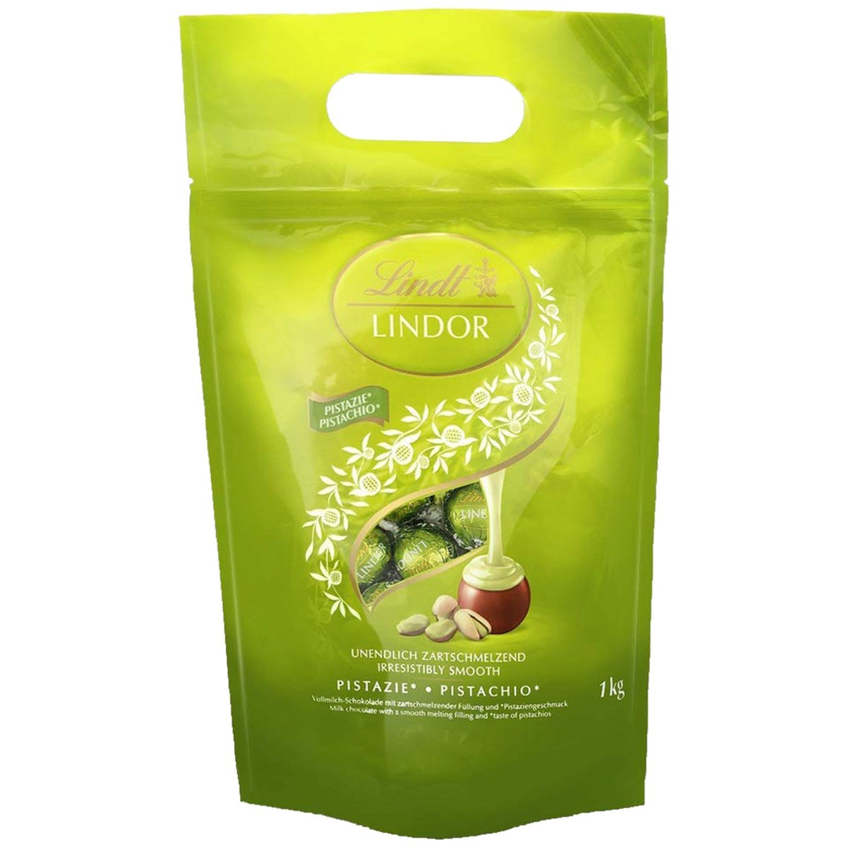 LINDT Lindor pistazie praliny z nadzieniem pistacjowym 1 kg 78 szt ...