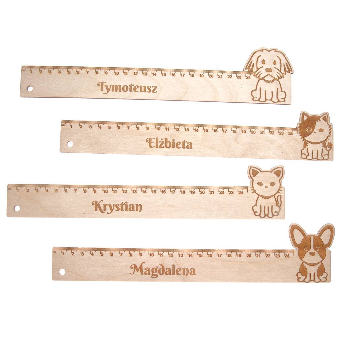 Linijka 24 cm z imieniem - Manufaktura Graweru | Sklep EMPIK.COM