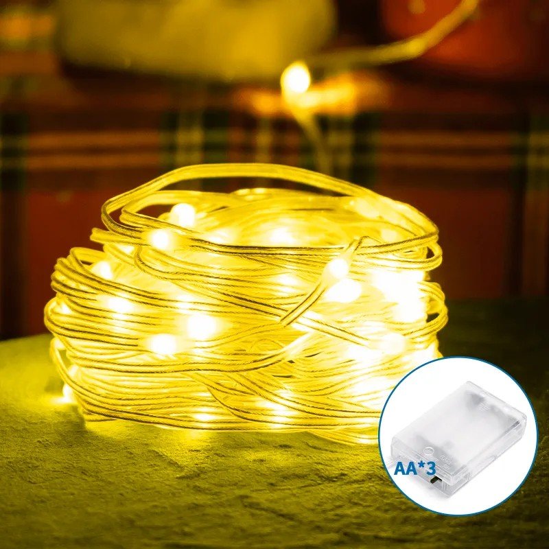 Linka Led 3Mb/30Led Taśma Świetlna Na Baterie Barwa Biała Ciepła - Aigostar | Sklep EMPIK.COM