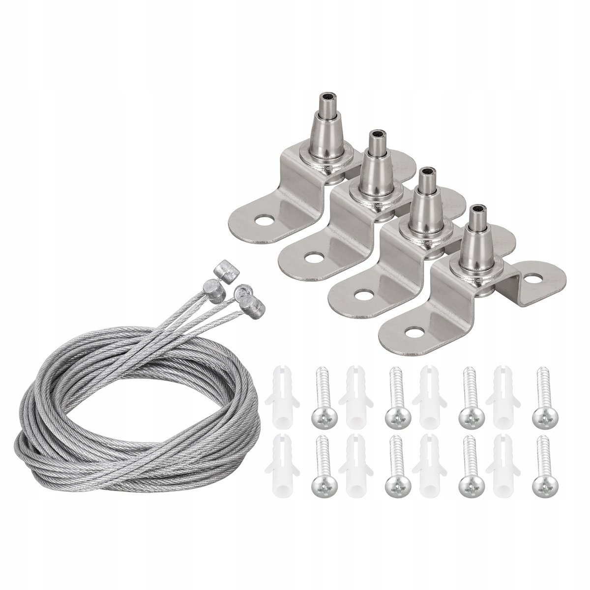 Linki MONTAŻOWE do lamp PANELI LED PODWIESZANIA stalowe SUFITU LINKA 1m 4x - Ledhoff | Sklep ...