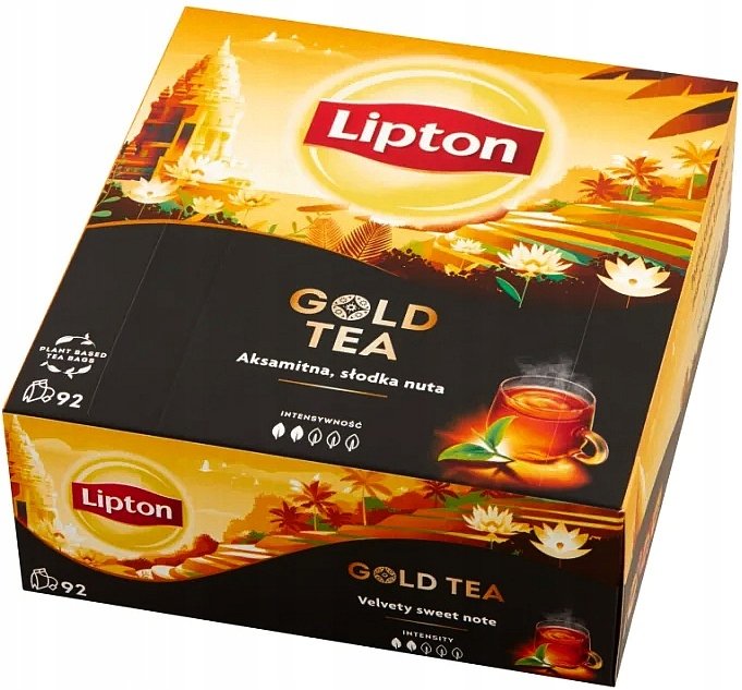 LIPTON Gold Tea herbata czarna 92 torebki - Lipton | Sklep EMPIK.COM
