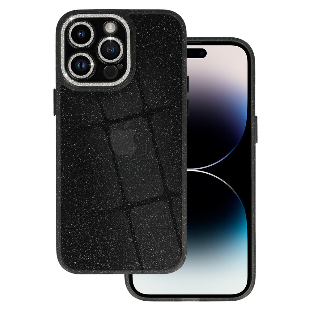 Liquid Glitter Camera Case do Iphone 13 Pro Max czarny - Inna marka ...