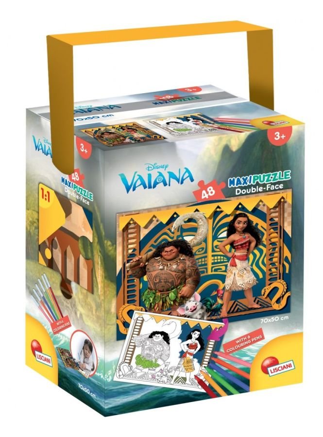 Lisciani, Puzzle dwustronne box 48 Vaiana - Lisciani | Sklep EMPIK.COM