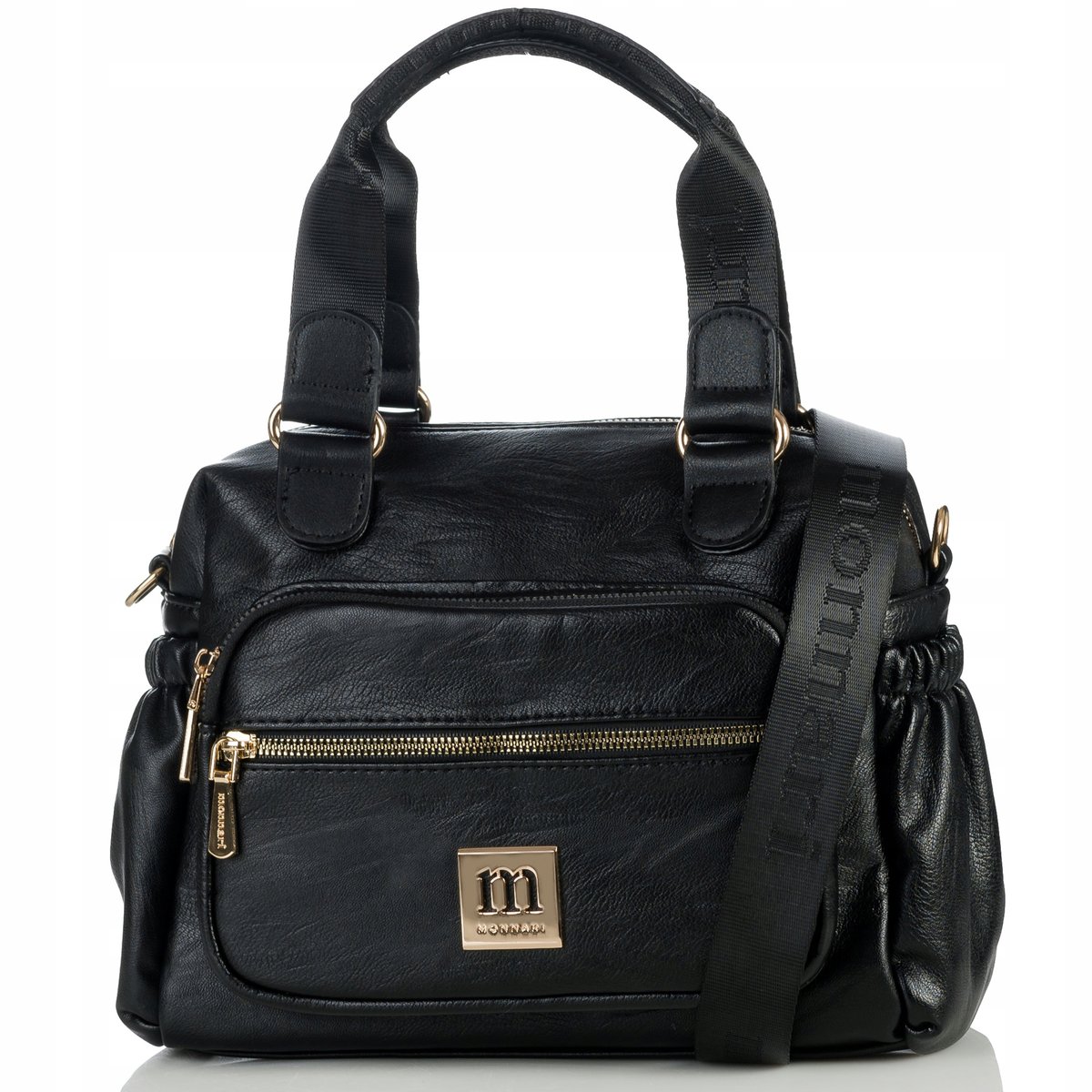 Listonoszka Kuferek PREMIUM Torebka Damska Monnari czarna PREMIUM Pojemna - MONNARI | Moda Sklep ...