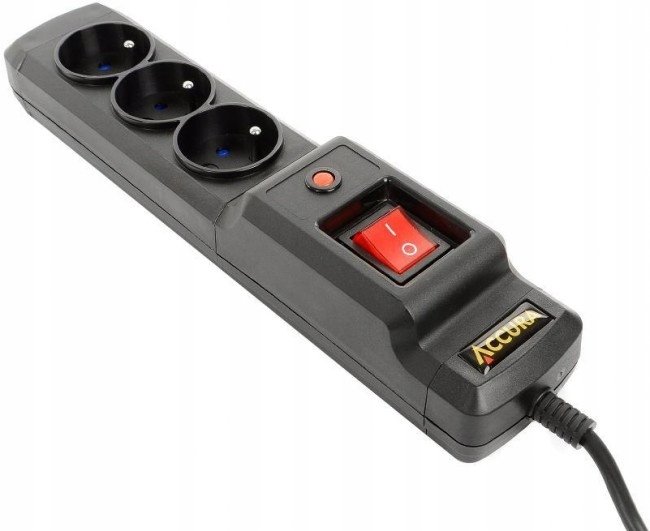 Listwa Accura Premium Sagitta 3 gniazda 3m - Accura | Sklep EMPIK.COM
