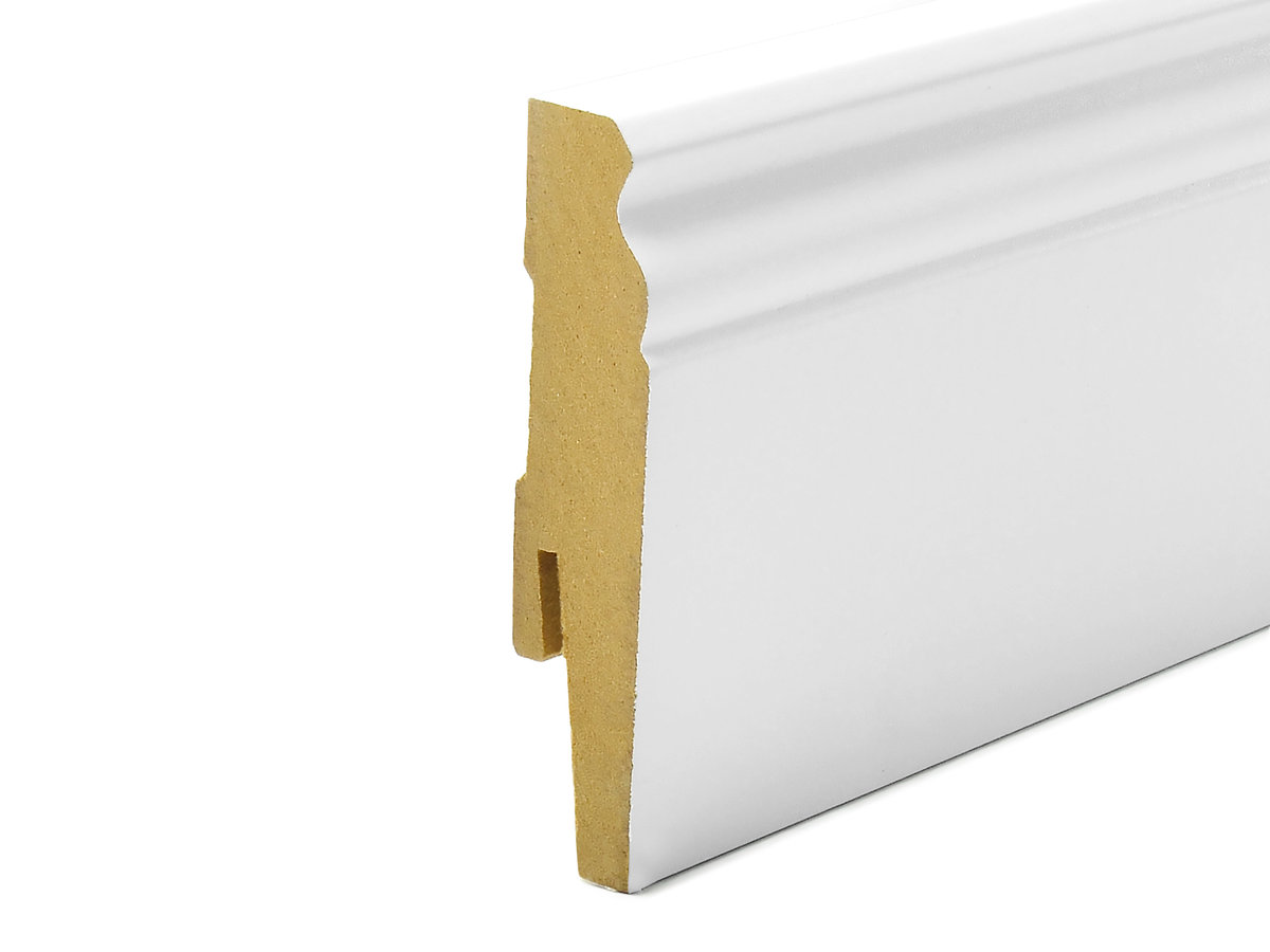 LISTWA MDF 120x15mm Przypodłogowa 2,5m BIAŁA - DQ-PP | Sklep EMPIK.COM