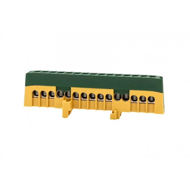 Listwa ochronna ZPI 15-modułowa (15x16mm2) IP20 AL/CU - żółto/zielona ...