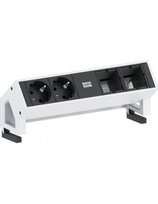 Listwa zasilająca na biurko DESK2 2xSchuko 2xABD 0,2m biały - Bachmann ...