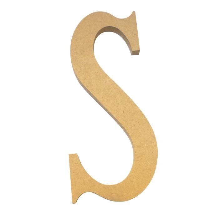 Litera "S" Mdf - Wysokość: 220 mm - Inna marka | Sklep EMPIK.COM