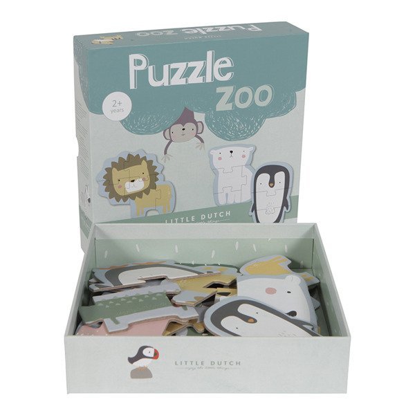 Little Dutch, puzzle, Zoo, 6 el. - Little Dutch | Sklep EMPIK.COM