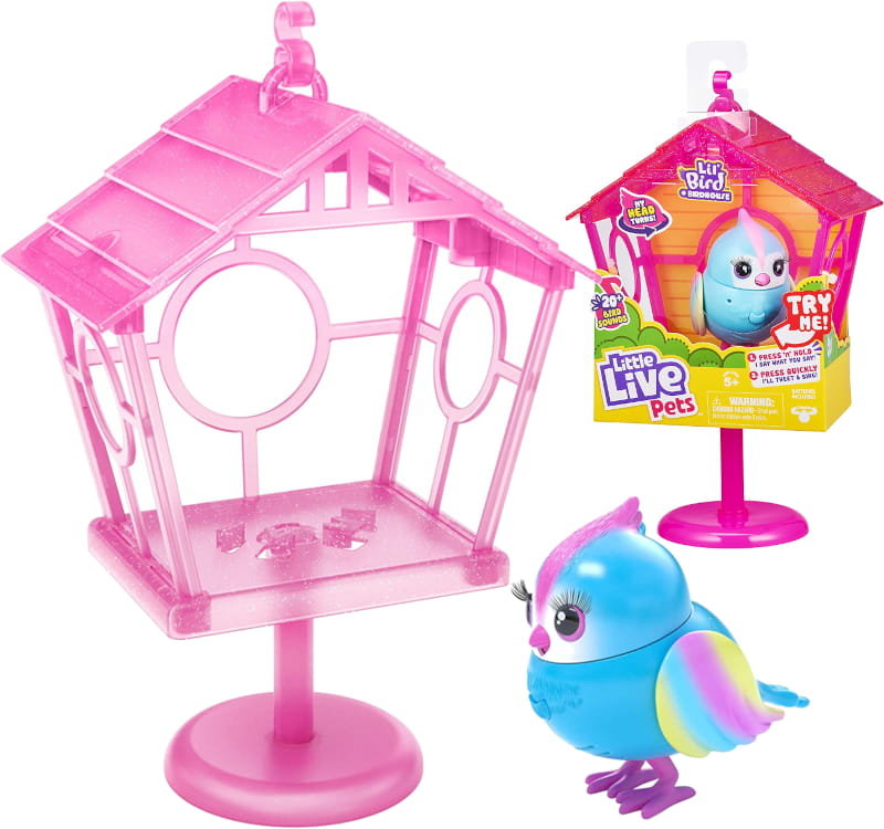 Little Live Pets Interaktywny Ptaszek + Budka Lil Bird 5+ - Moose Toys ...