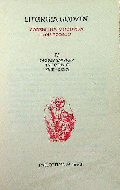 Liturgia godzin Codzienna modlitwa ludu Bożego - W opisie | Książka w Empik