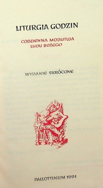 Liturgia godzin Codzienna modlitwa Ludu Bożego - W opisie | Książka w Empik