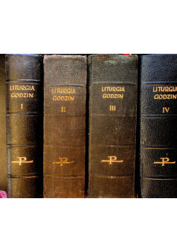 Liturgia godzin Codzienna modlitwa Ludu Bożego Tom 1 do 4 - Opracowanie ...