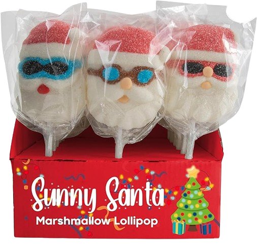 Lizak Piankowy Sunny Santa Mallowpop Boże Narodzenie Karton 18 Sztuk ...