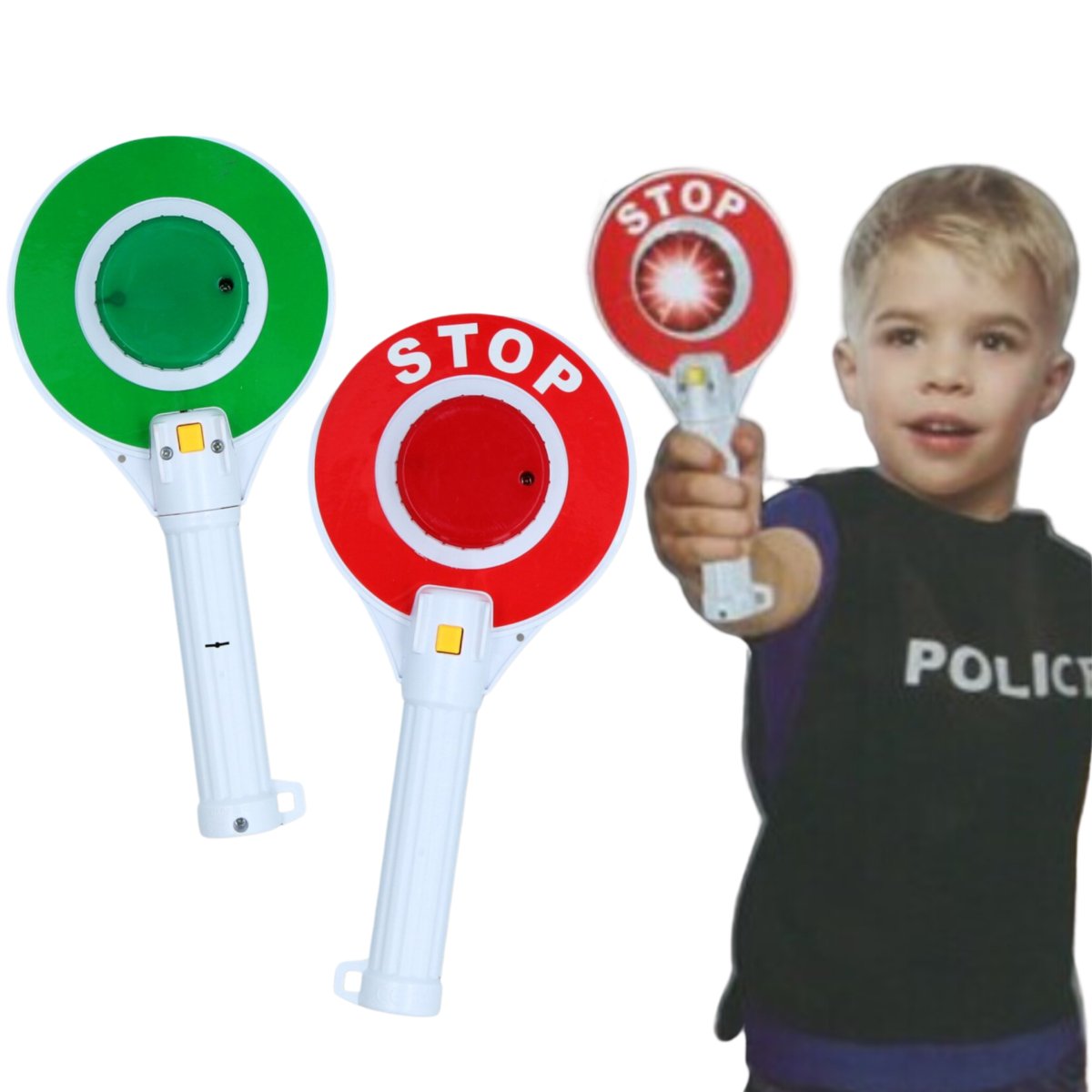 Lizak Policyjny Dla Dzieci Świecący Dwustronny Led - Inna marka | Sklep ...