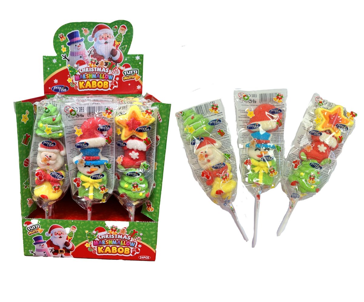 LIZAKI ŚWIĄTECZNE Z PIANKI MARSHMALLOW 24X36g - Inna marka | Sklep ...