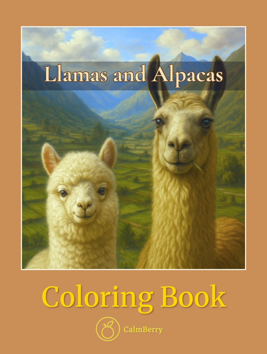 Llamas and Alpacas: Lamy i Alpaki – Zabawna Kolorowanka dla Dorosłych i ...