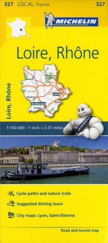 Loara, Rodan. Mapa 1:150 000 - Michelin Travel Publications | Książka w ...