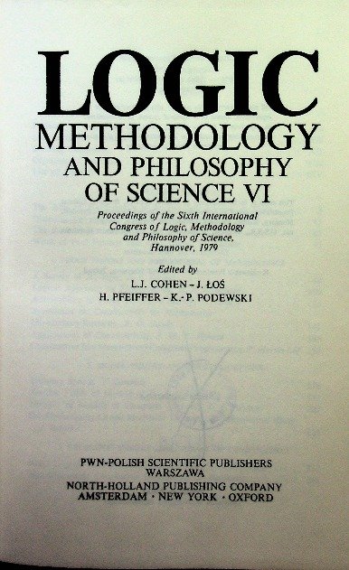 Logic methodology and philosophy of science VI - W opisie | Sklep EMPIK.COM