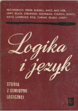 Logika i język - Wydawnictwo Naukowe PWN | Książka w Empik
