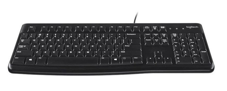 Logitech klawiatura przewodowa K120 Czarna - Logitech | Sklep EMPIK.COM