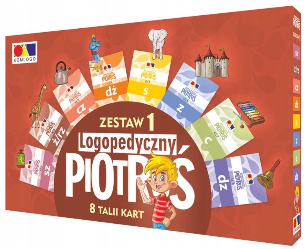 Logopedyczny Piotruś. Zestaw 1 - Opracowanie zbiorowe | Książka w Empik