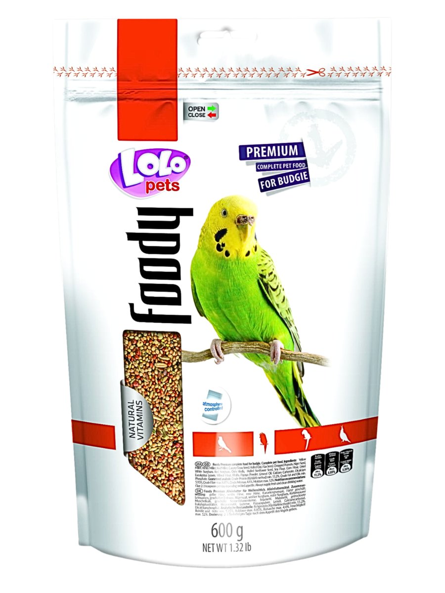 LoLo Pets FOODY Premium 600 g pokarm dla papużek falistych - Lolo pets ...
