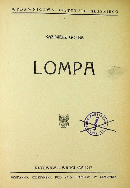 Lompa 1947 r. - W opisie | Książka w Empik