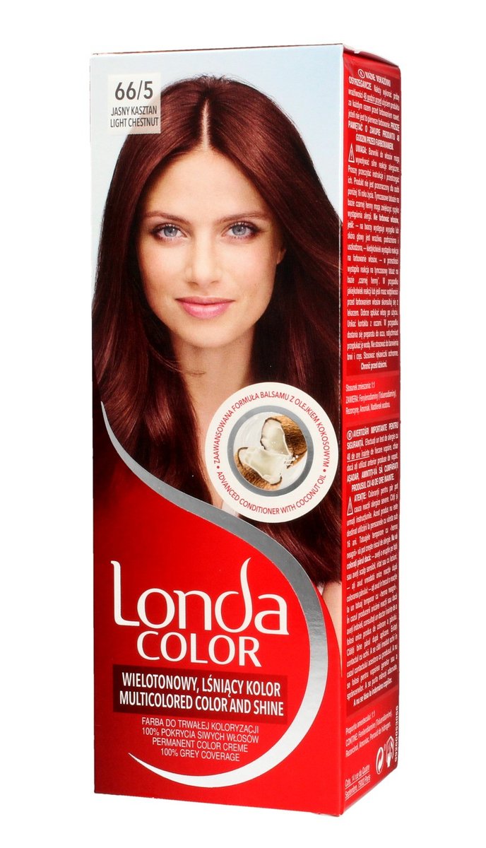Londa, Color Cream, farba do włosów 66/5 jasny kasztan | Sklep EMPIK.COM