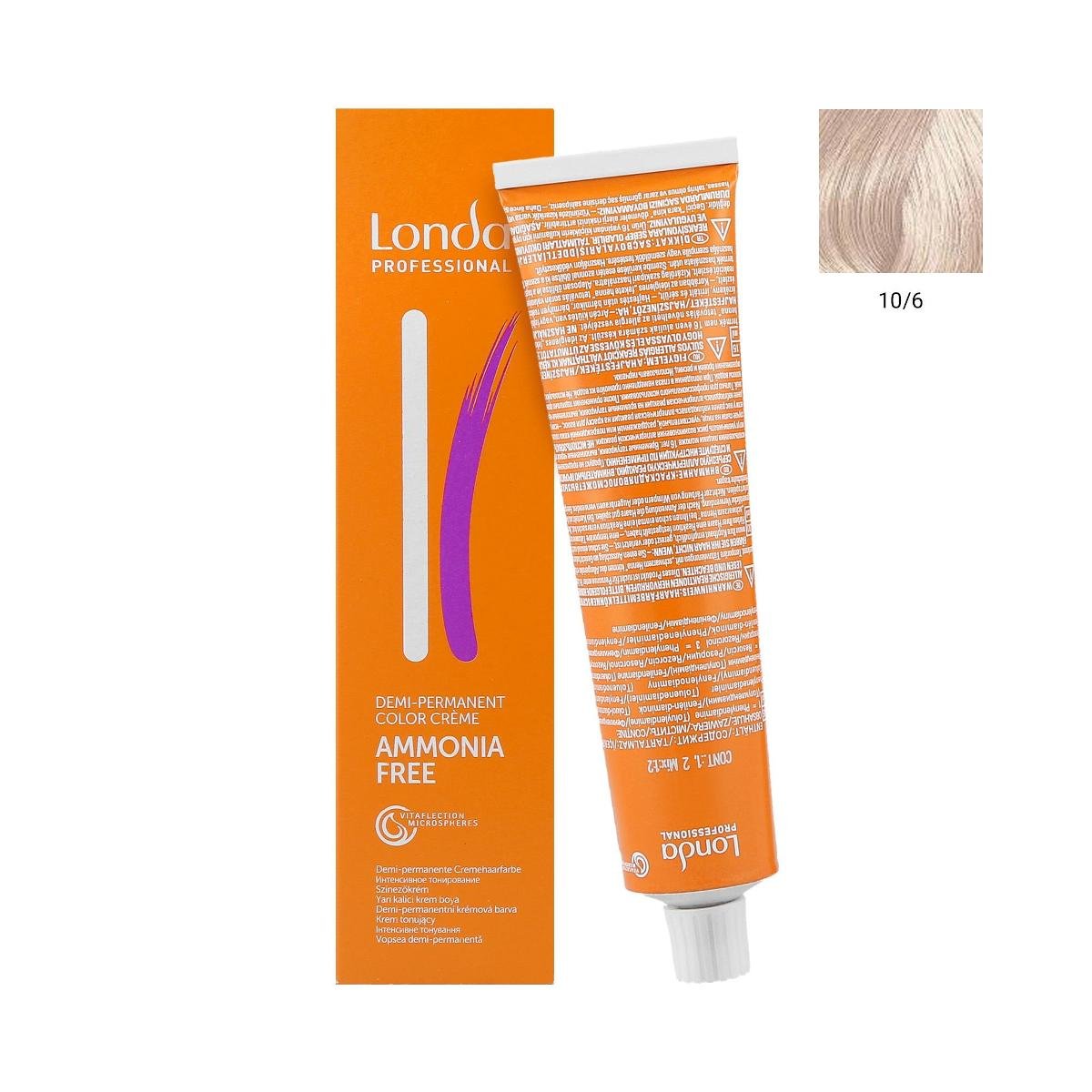Londa, Londacolor Toning Cream, krem tonujący do włosów (10/6), 60 ml ...