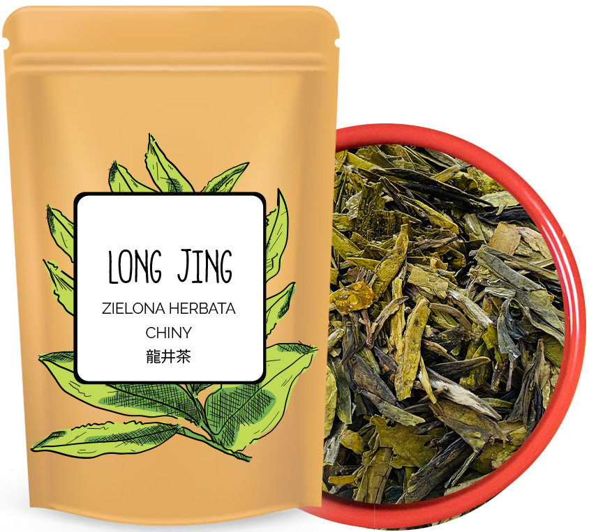 ️LONG JING ️ Najlepsza chińska zielona herbata LONGJING import CHINY ...