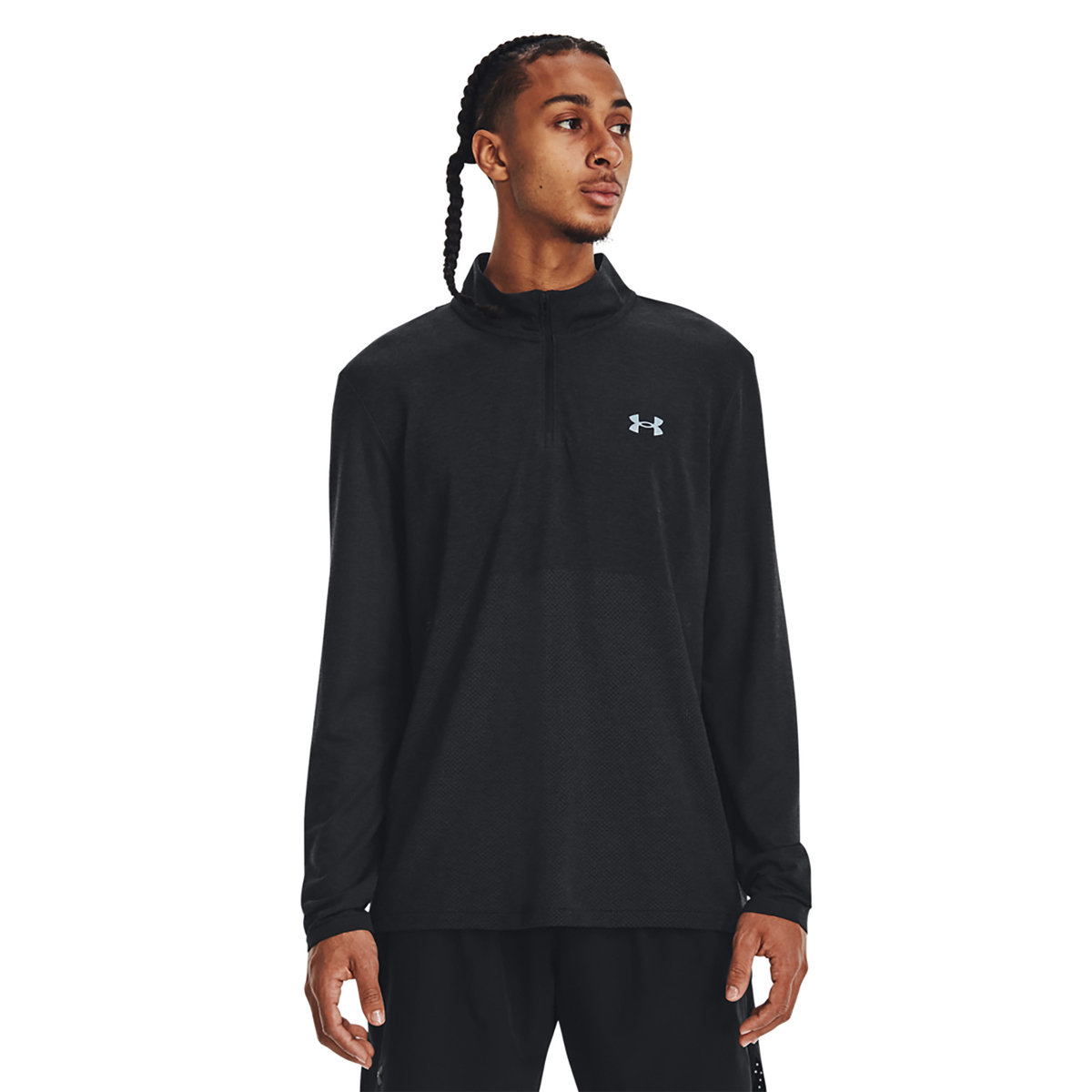Longsleeve do biegania męski Under Armour Seamless Stride 1/4 Zip ...