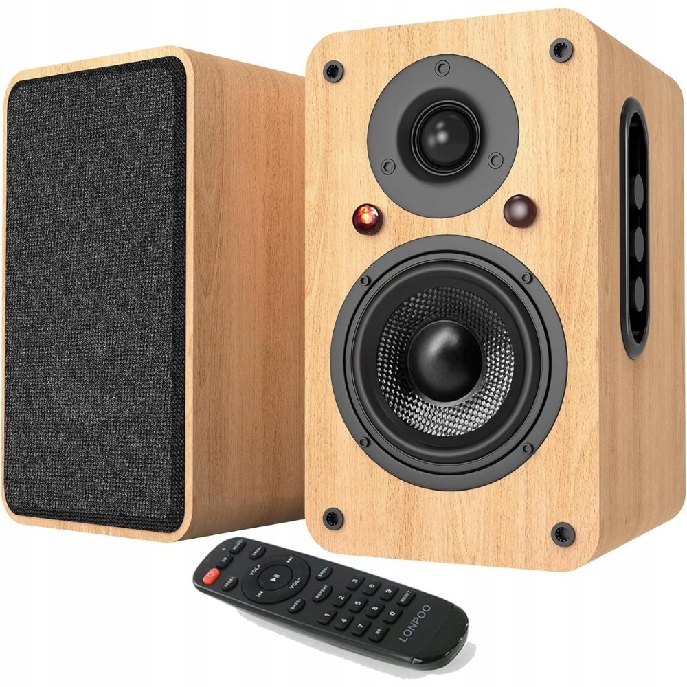 LONPOO Głośniki Aktywne 2.0 100W RMS Bluetooth HDMI ARC + Pilot - Inna ...
