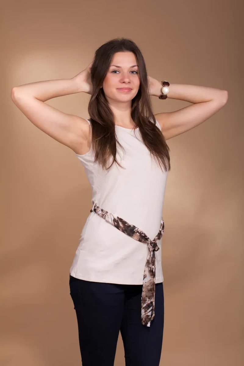 Lookat Bluzka Lucinda 3980 beżowa L Jak na Zdjęciu - Lookat | Moda Sklep EMPIK.COM