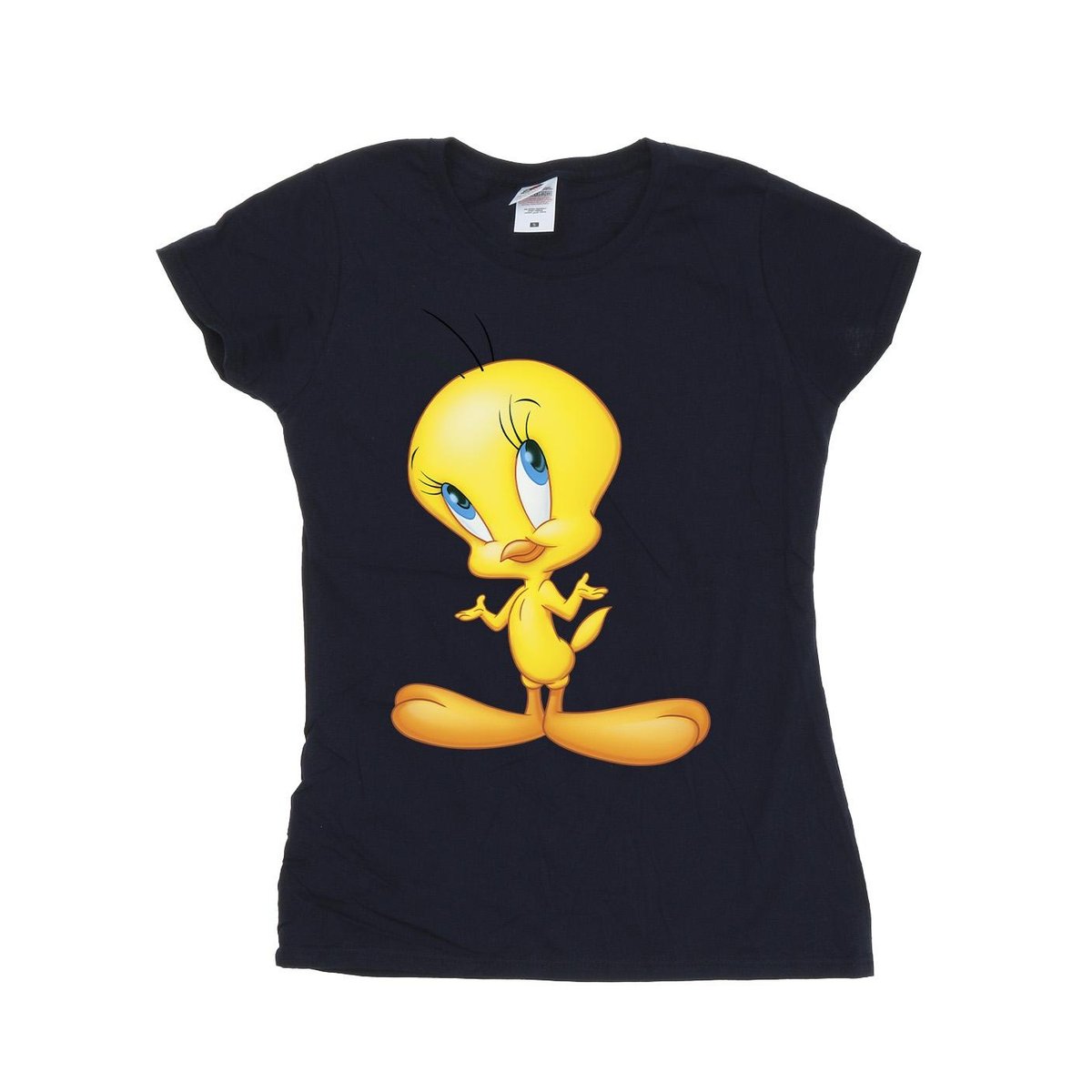Looney Tunes Damska Bawełniana Koszulka Tweety Standing (L / Granatowy ...