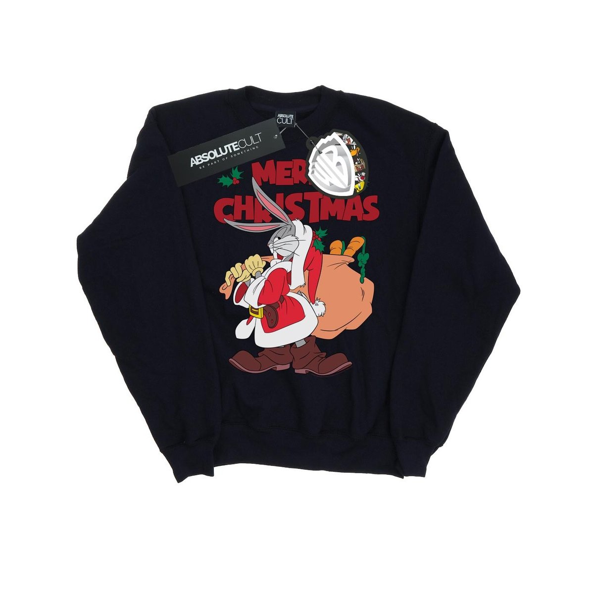 Looney Tunes Męska Bluza Santa Bugs Bunny (M / Granatowy) - LOONEY ...