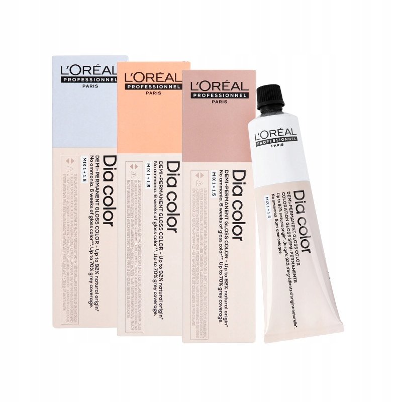 LOREAL DIA COLOR 5.4 FARBA DO WŁOSÓW KOLORYZACJA TON W TON BEZ AMONIAKU ...